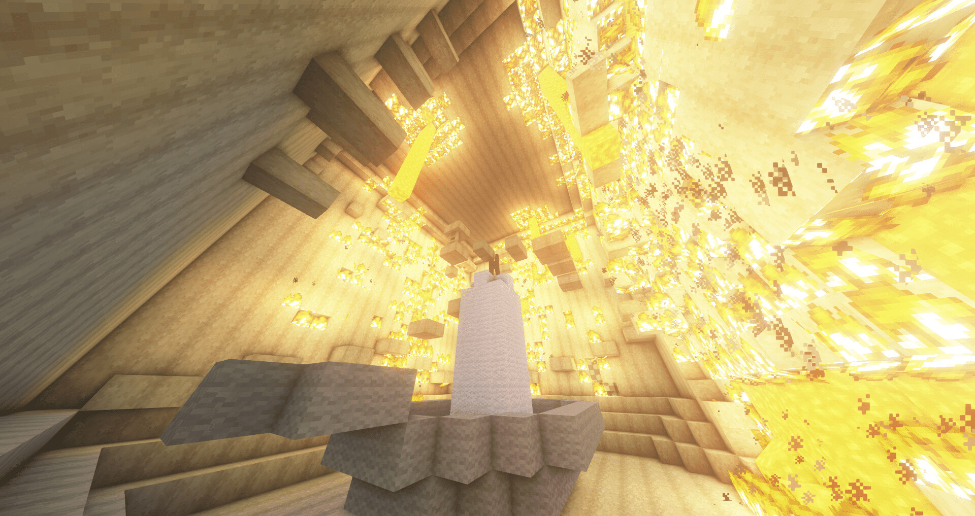 Statues on fire (Halloween) Minecraft Map