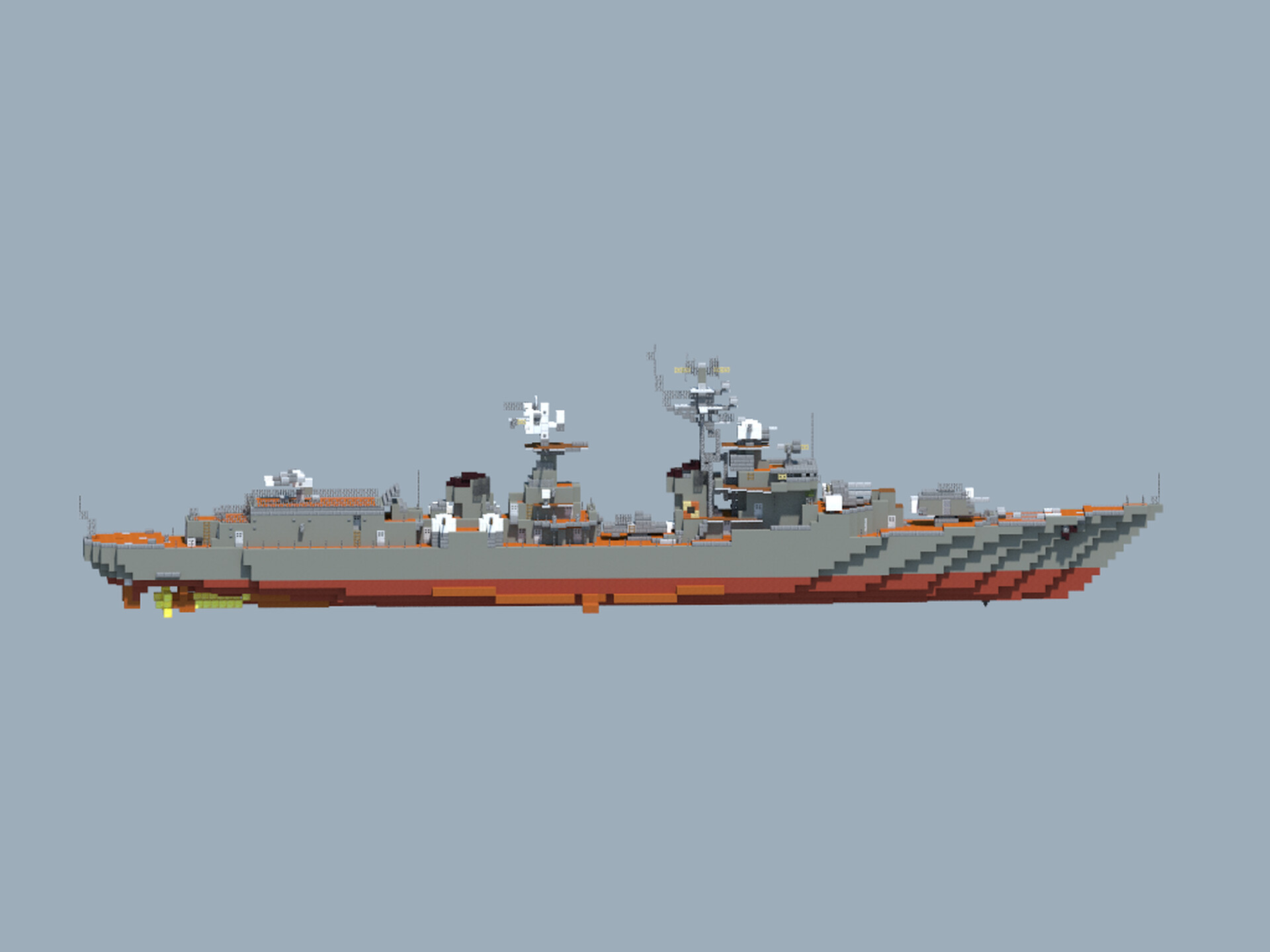 Destroyer 56K/56A class Бравый/Сознательный Minecraft Map