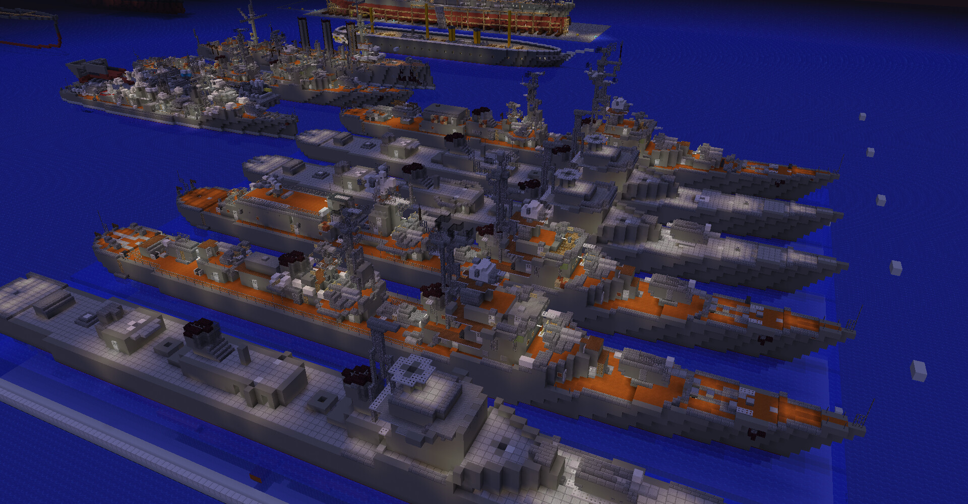 Destroyer 56K/56A class Бравый/Сознательный Minecraft Map