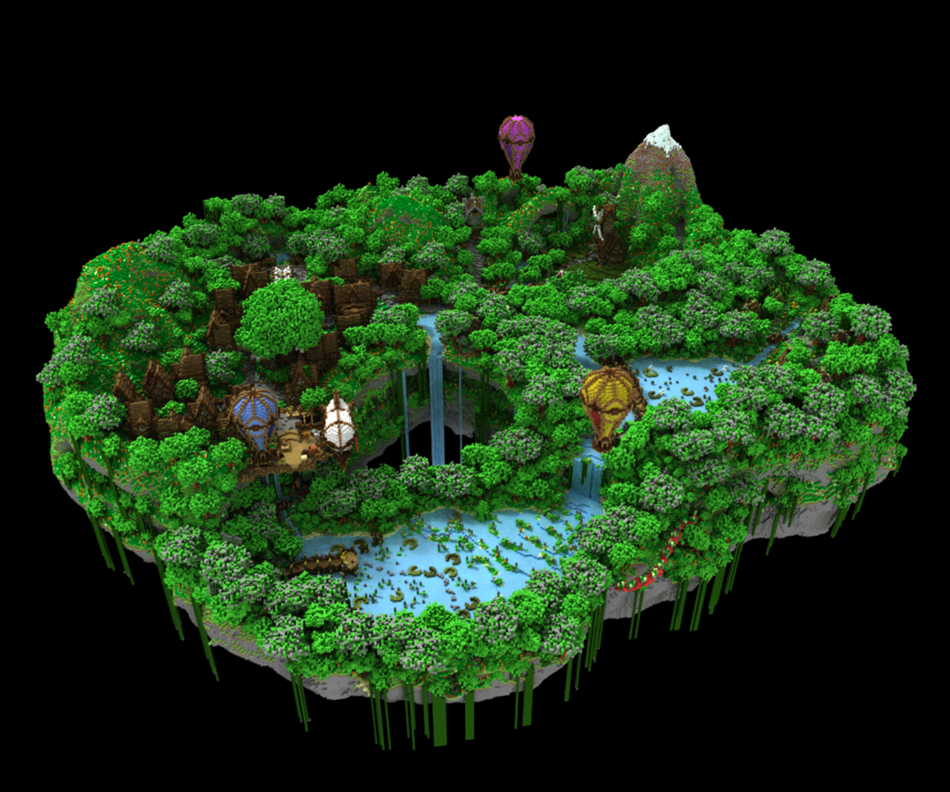 Minecraft Skyblock Hub/lobby Minecraft Map