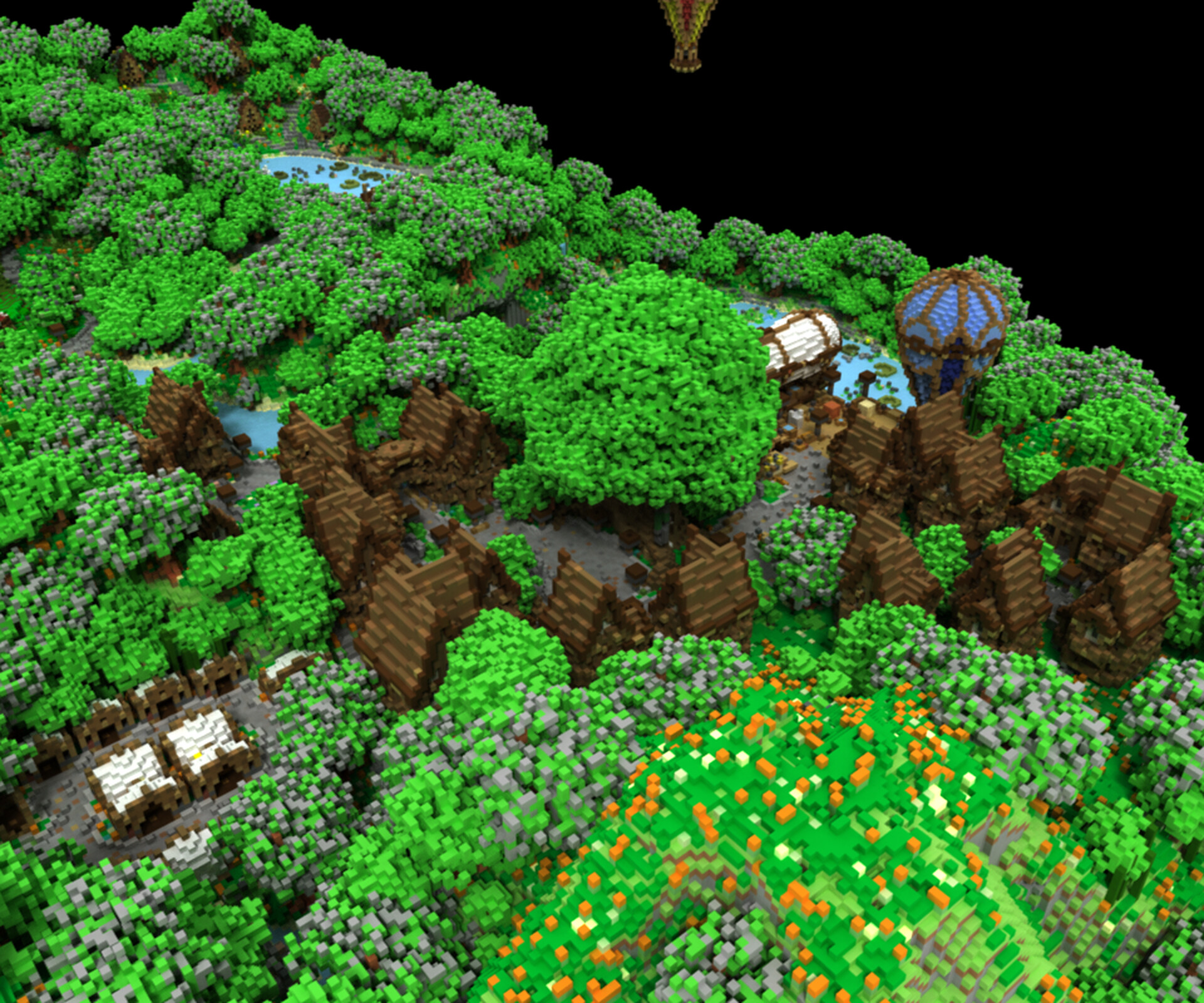 Minecraft Skyblock Hub/lobby Minecraft Map