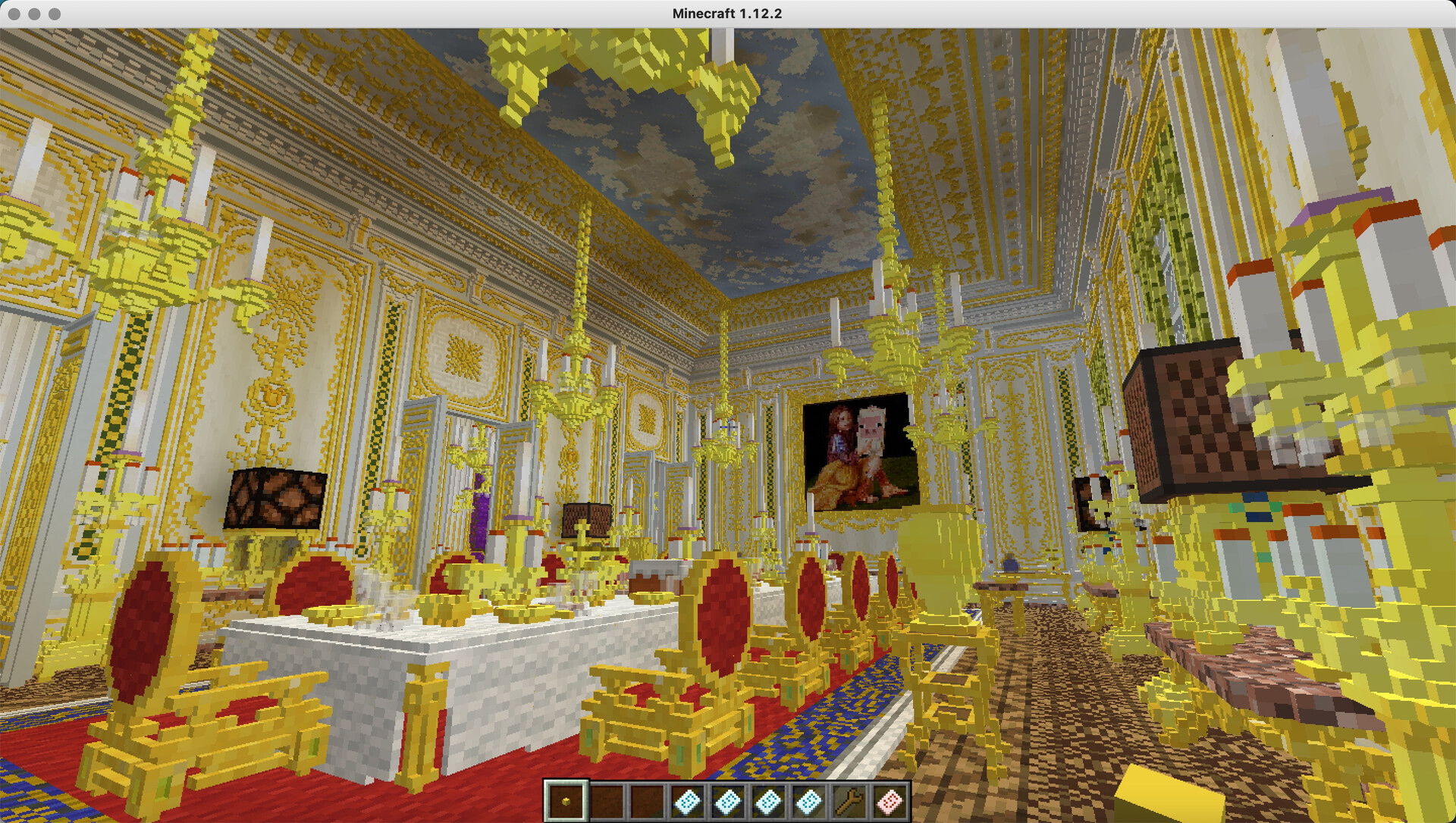 Baroque mansion（with interior） Minecraft Map
