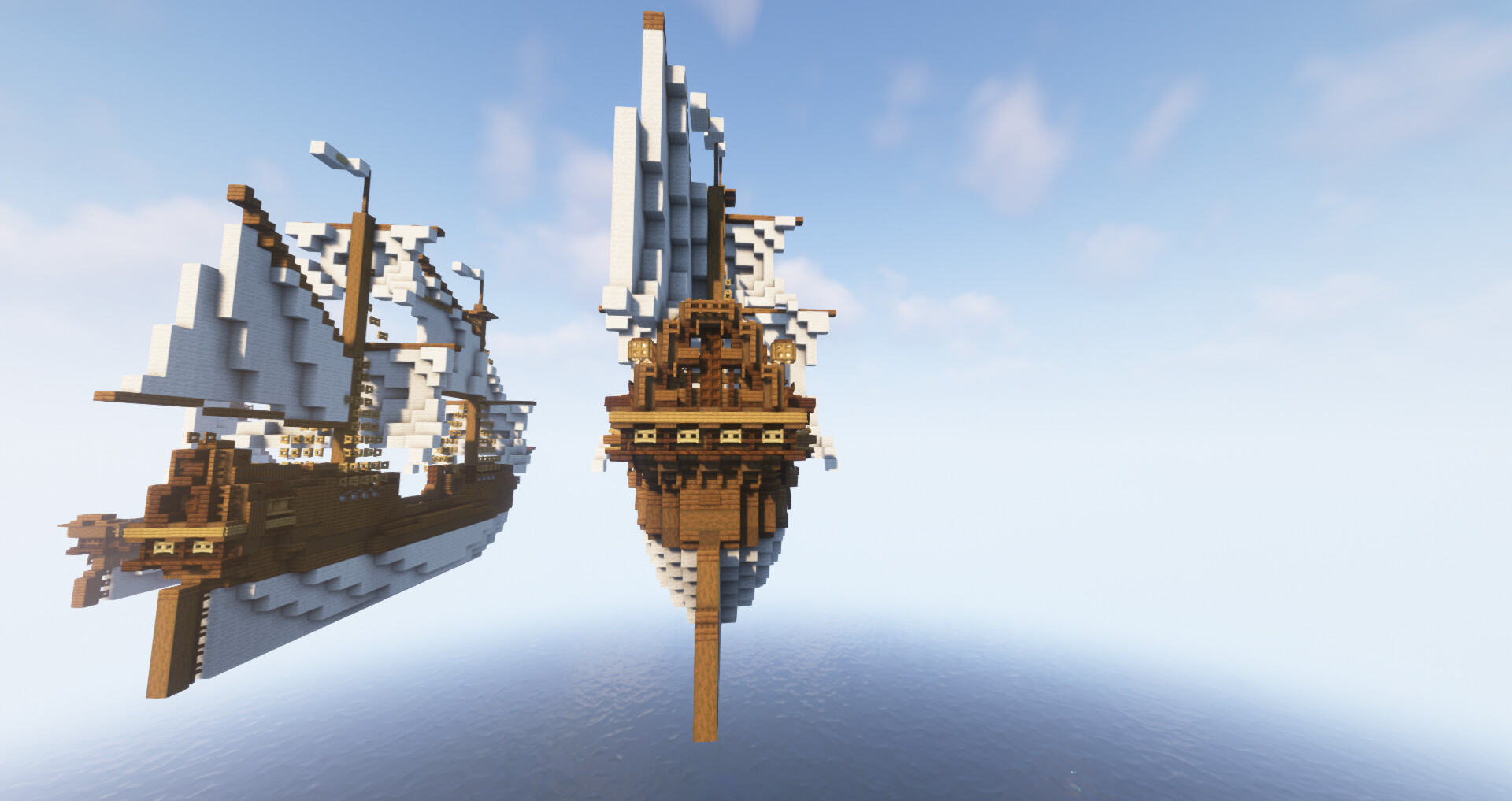 Triple Sailboat Minecraft Map