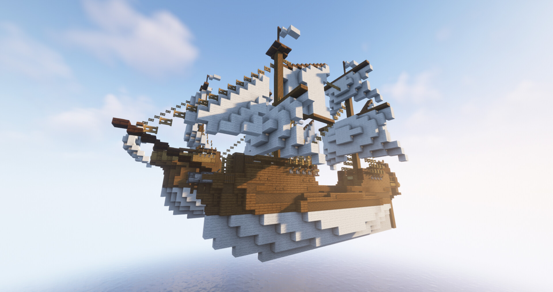 Triple Sailboat Minecraft Map
