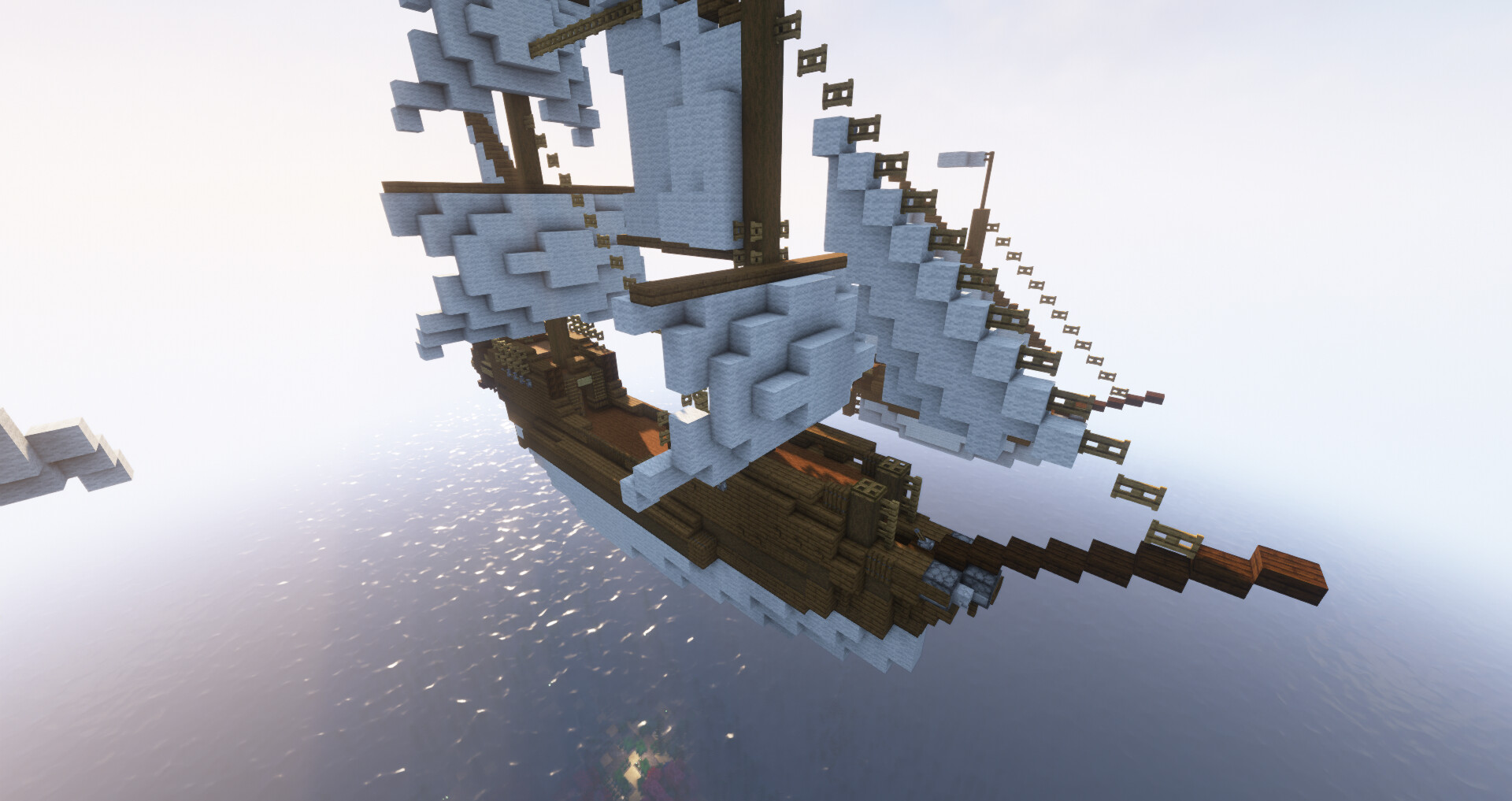 Triple Sailboat Minecraft Map