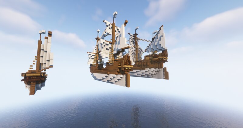 Triple Sailboat Minecraft Map
