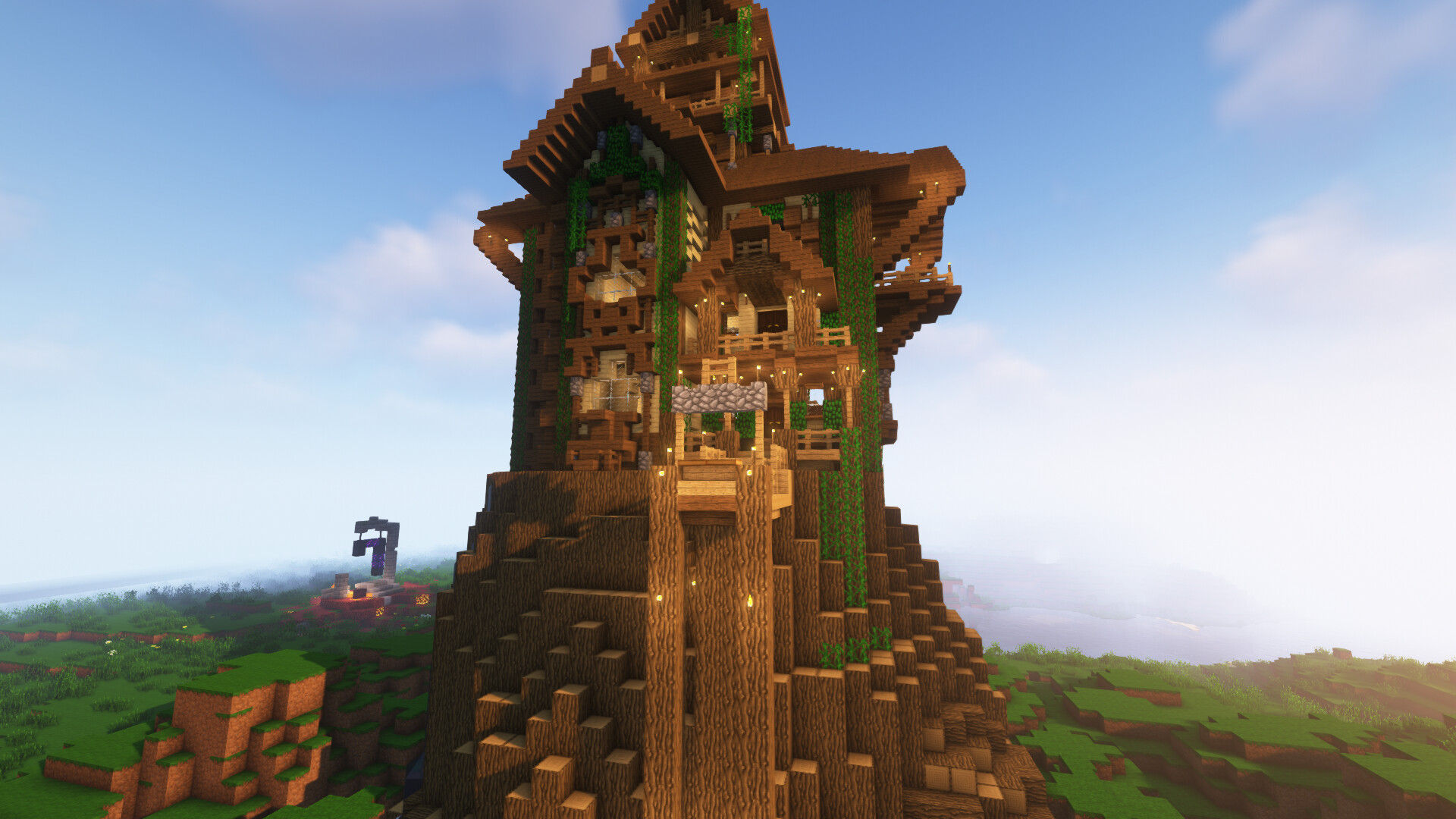Log House Minecraft Map