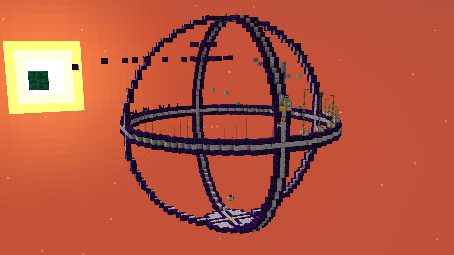 The Sphere, The Castle, and The Cave - Hard Parkour Map Minecraft Map