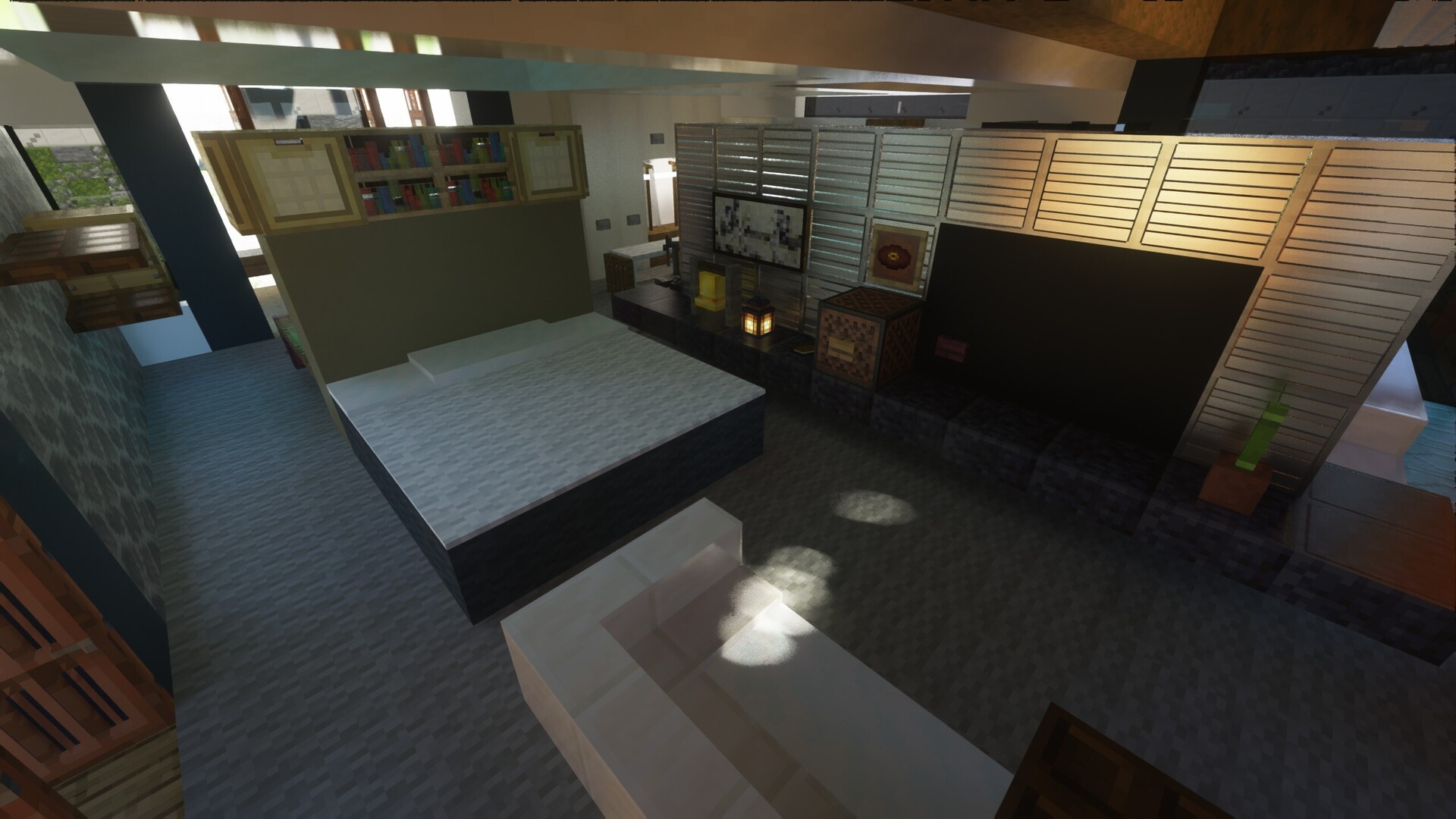 Zen-style Japanese inspired modern house Minecraft Map