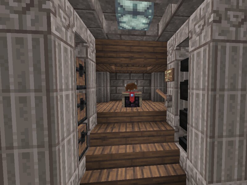 Enchanting table setup with anvil station Minecraft Map