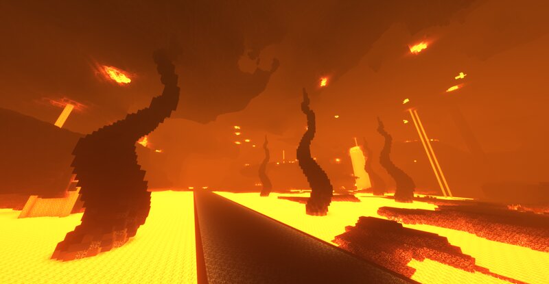 Custom Nether 6k World | 1.8+ Minecraft Map