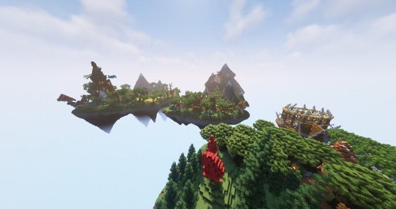 [ Spawn ] ↪ SKYLAND ↩ Minecraft Map