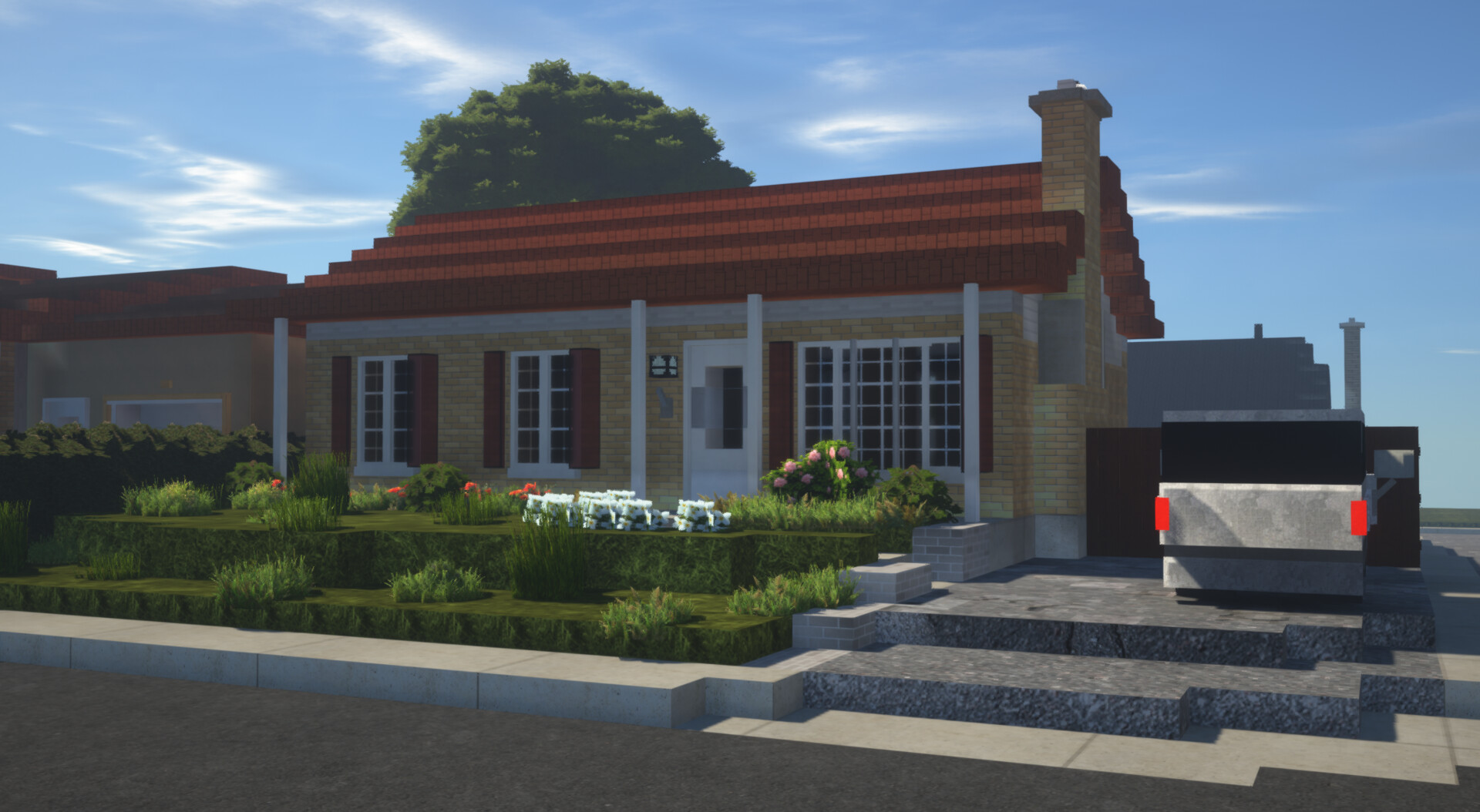 Realistic Block of Canadian Homes Minecraft Map