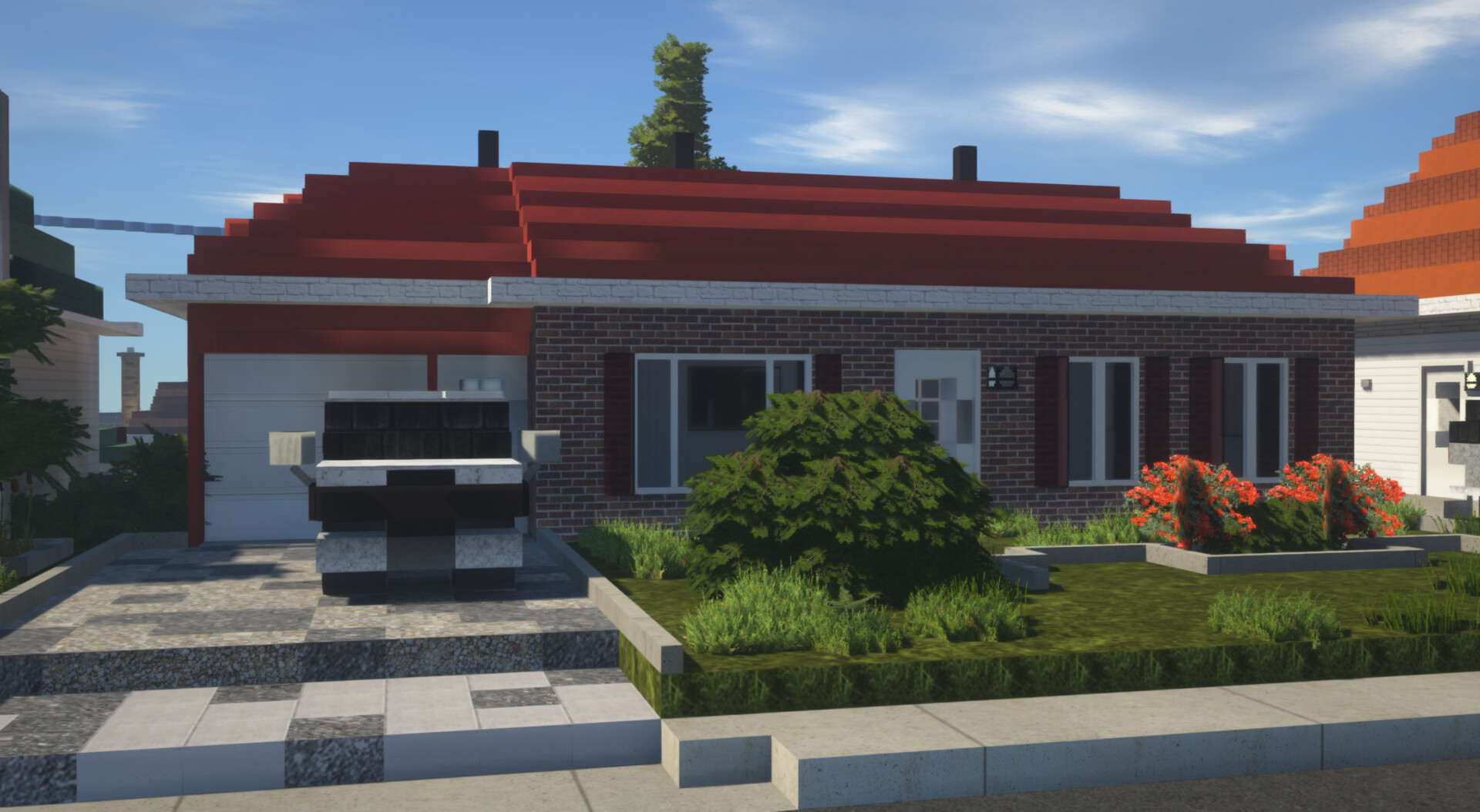 Realistic Block of Canadian Homes Minecraft Map