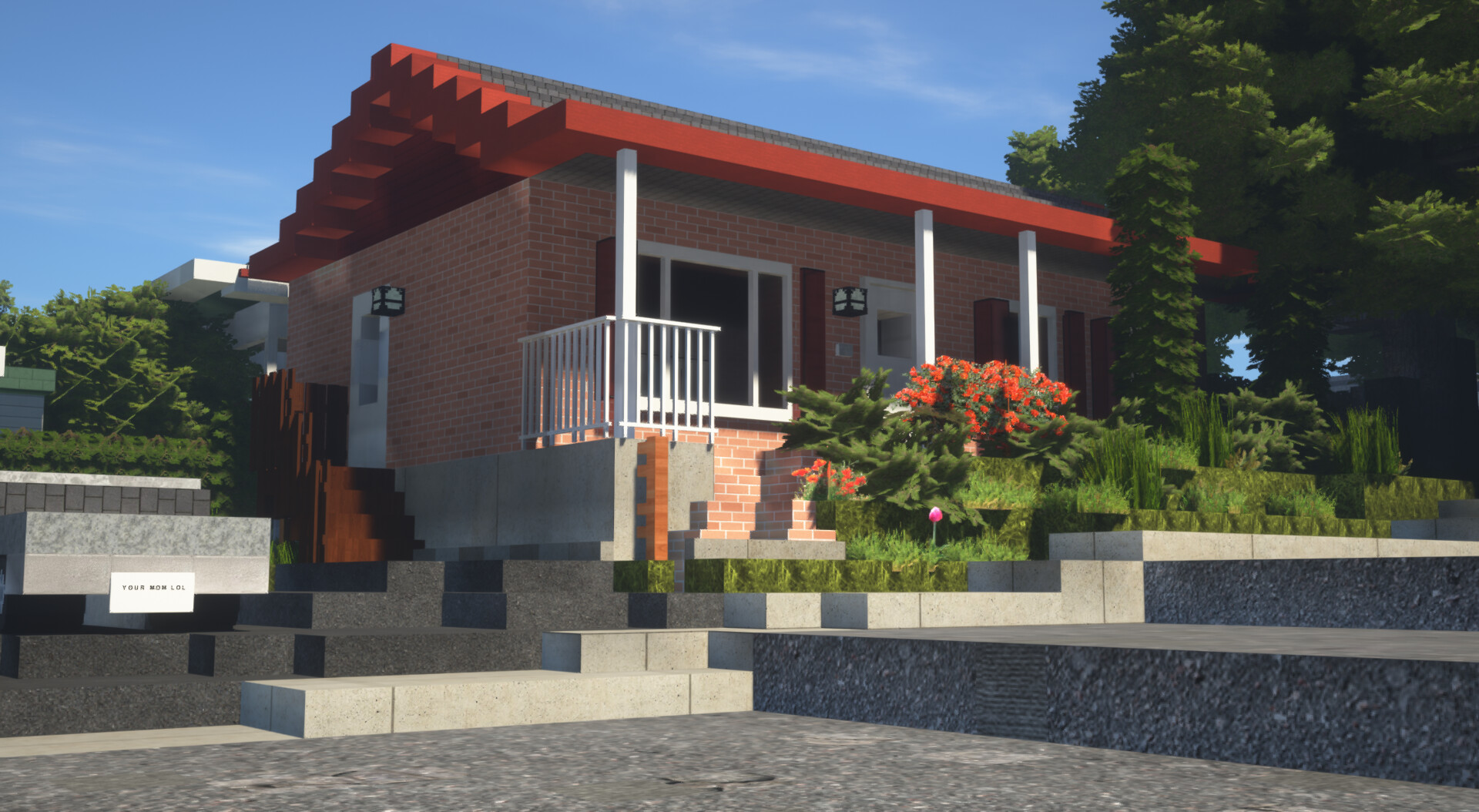 Realistic Block of Canadian Homes Minecraft Map