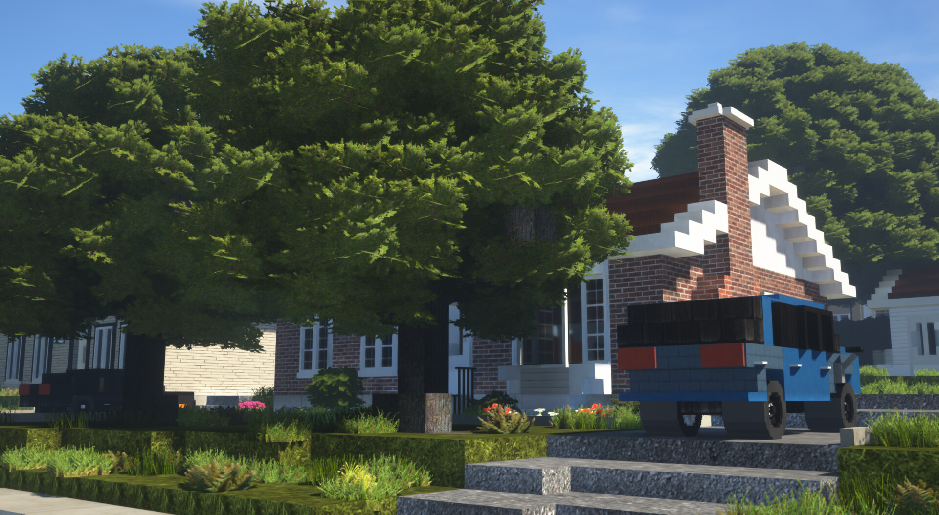 Realistic Block of Canadian Homes Minecraft Map