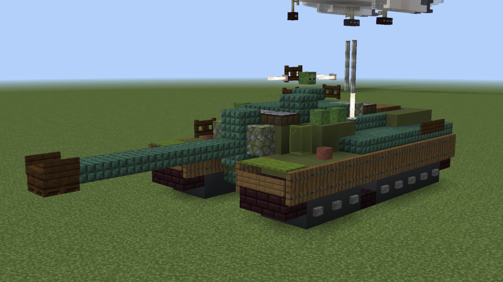 1.5:1 scale 105mm Gun Motor Carriage T95 (T28) Minecraft Map