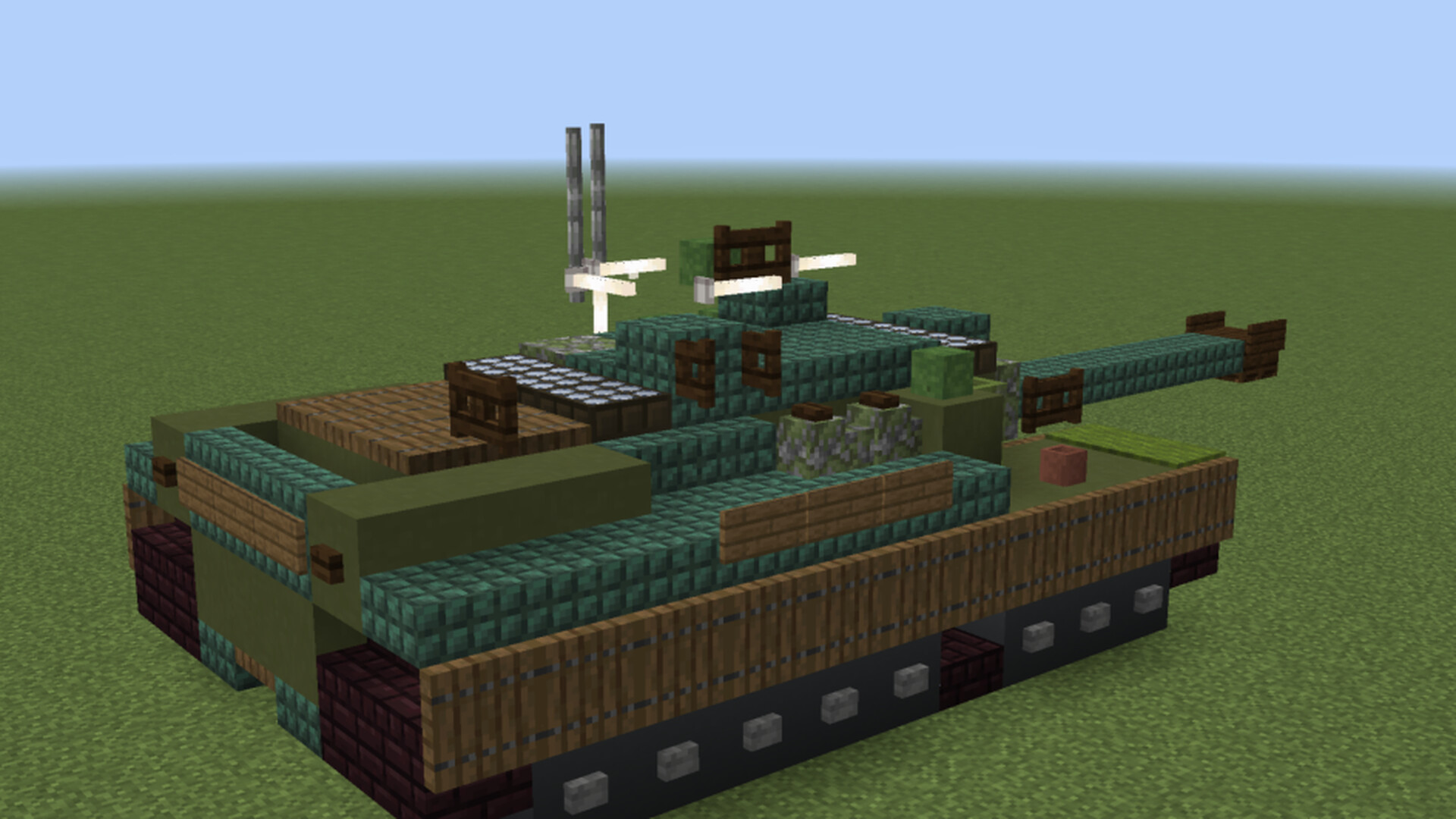 1.5:1 scale 105mm Gun Motor Carriage T95 (T28) Minecraft Map