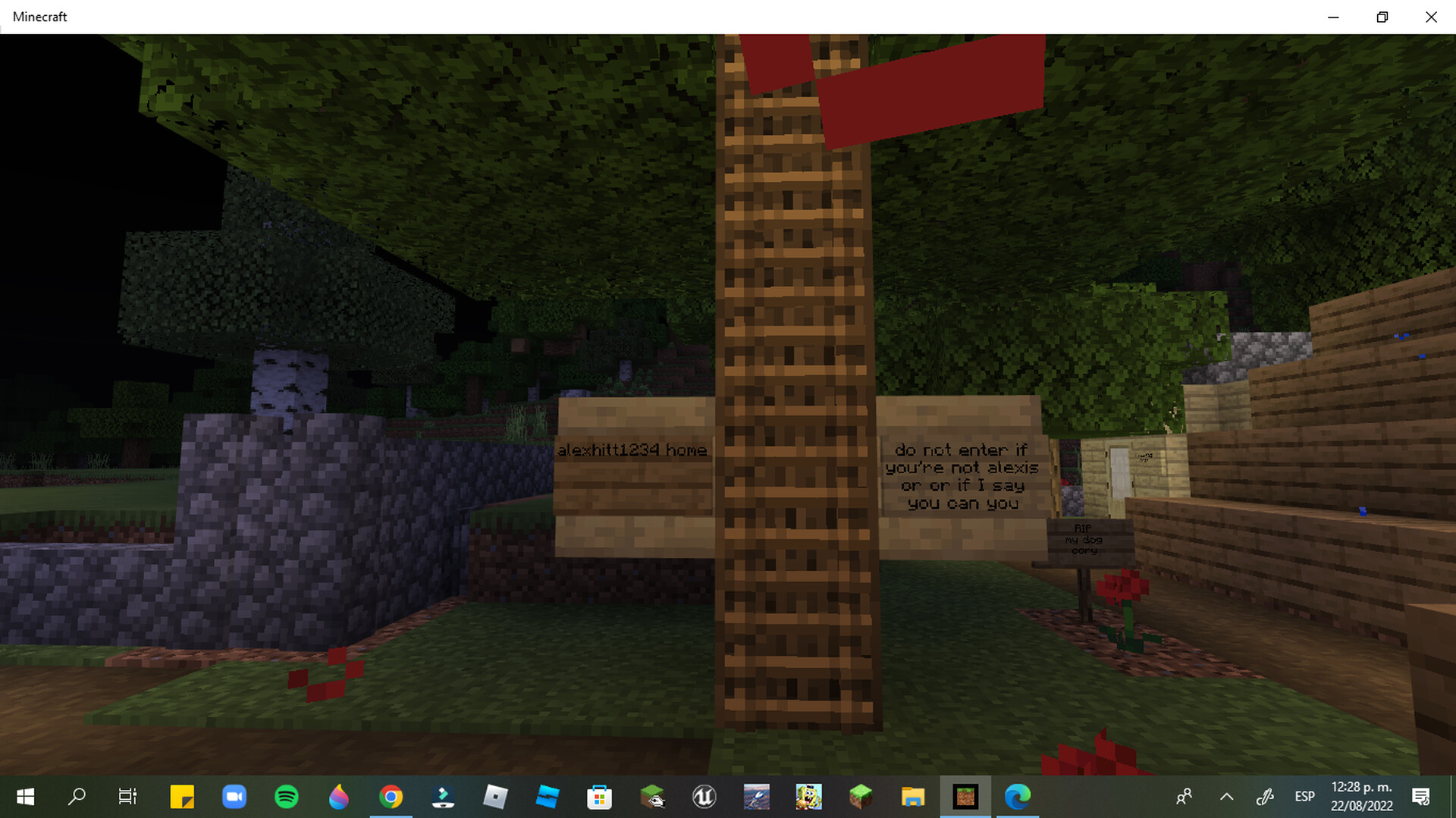 My survival world of Minecraft (Bedrock) Minecraft Map