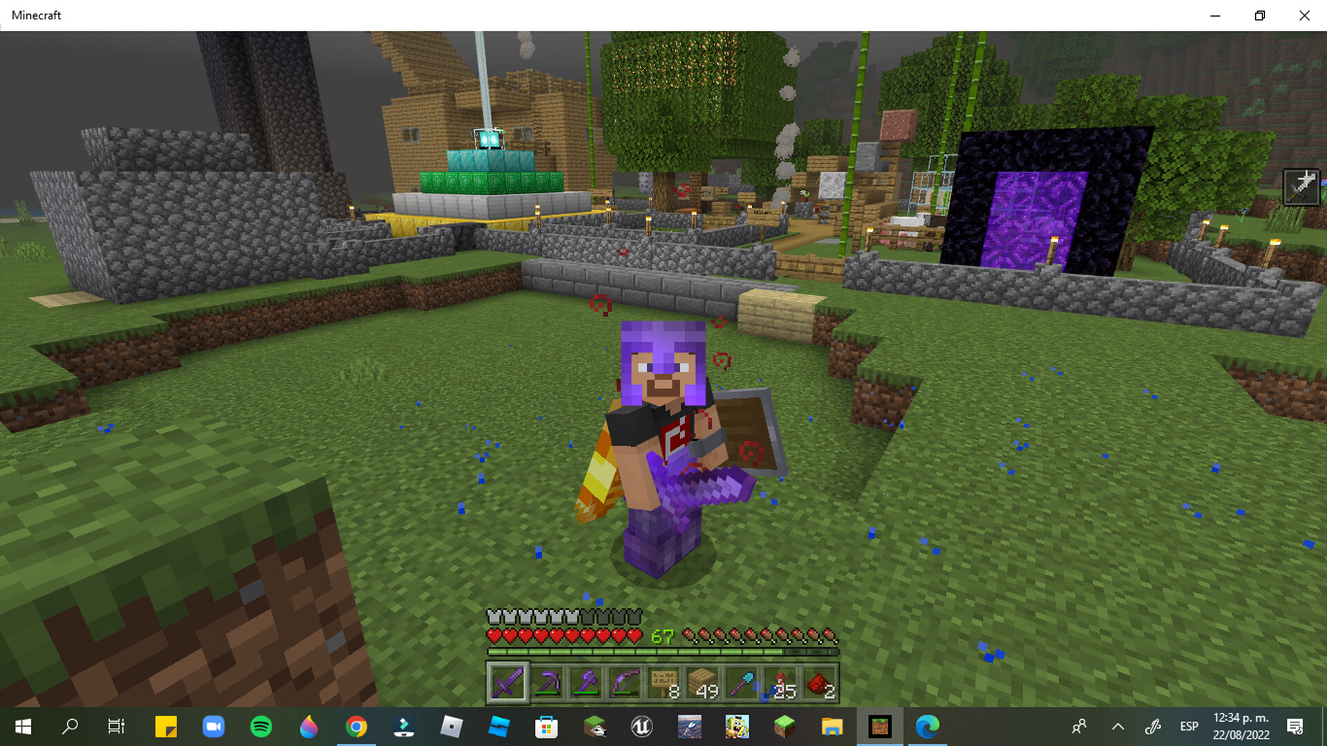 My survival world of Minecraft (Bedrock) Minecraft Map