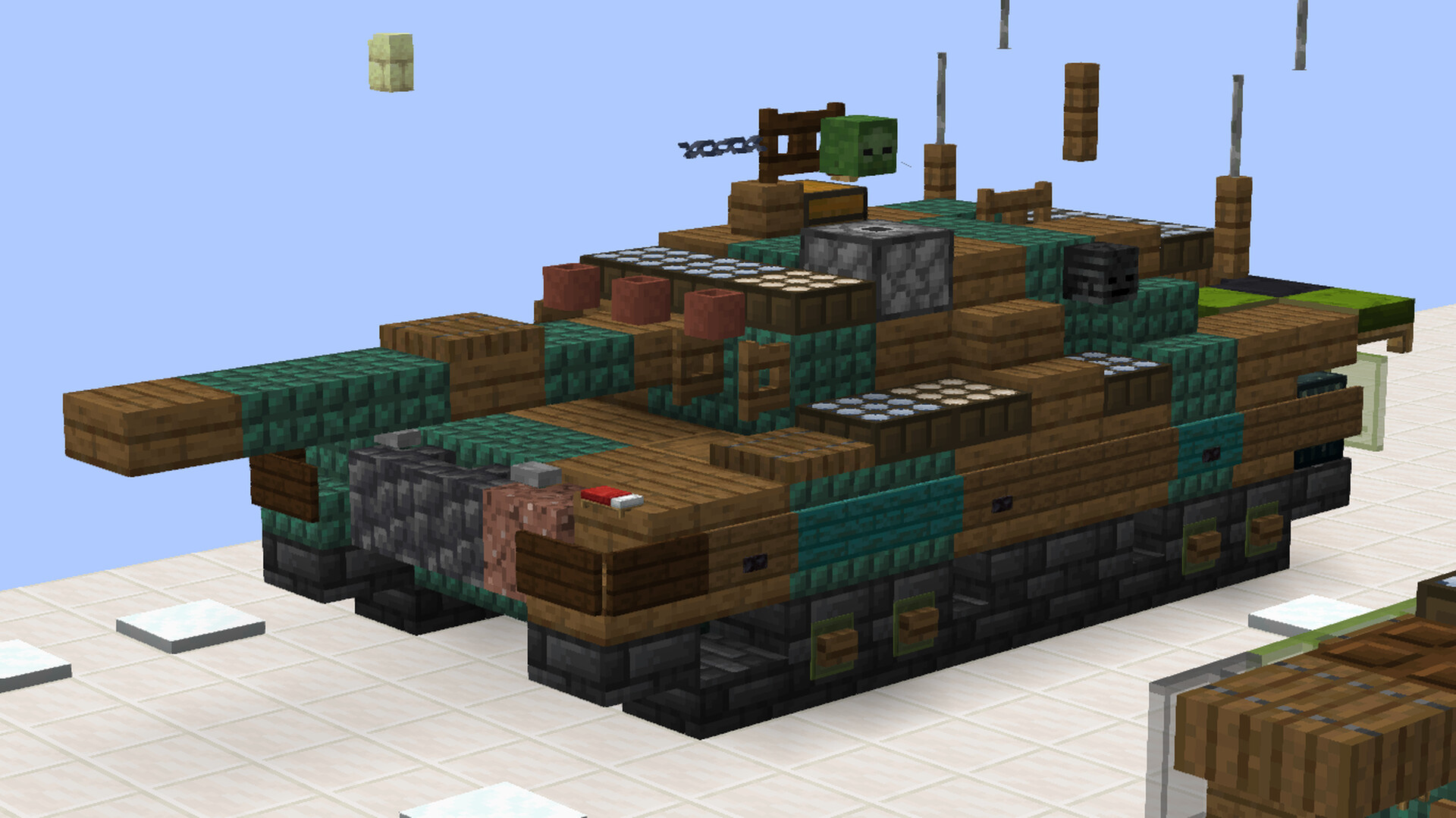 Type 90 Main Battle Tank - 1.5:1 Scale Minecraft Map
