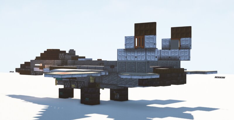 1.5:1 Scale Mikoyan MiG-29 / Fulcrum Multirole Fighter Minecraft Map