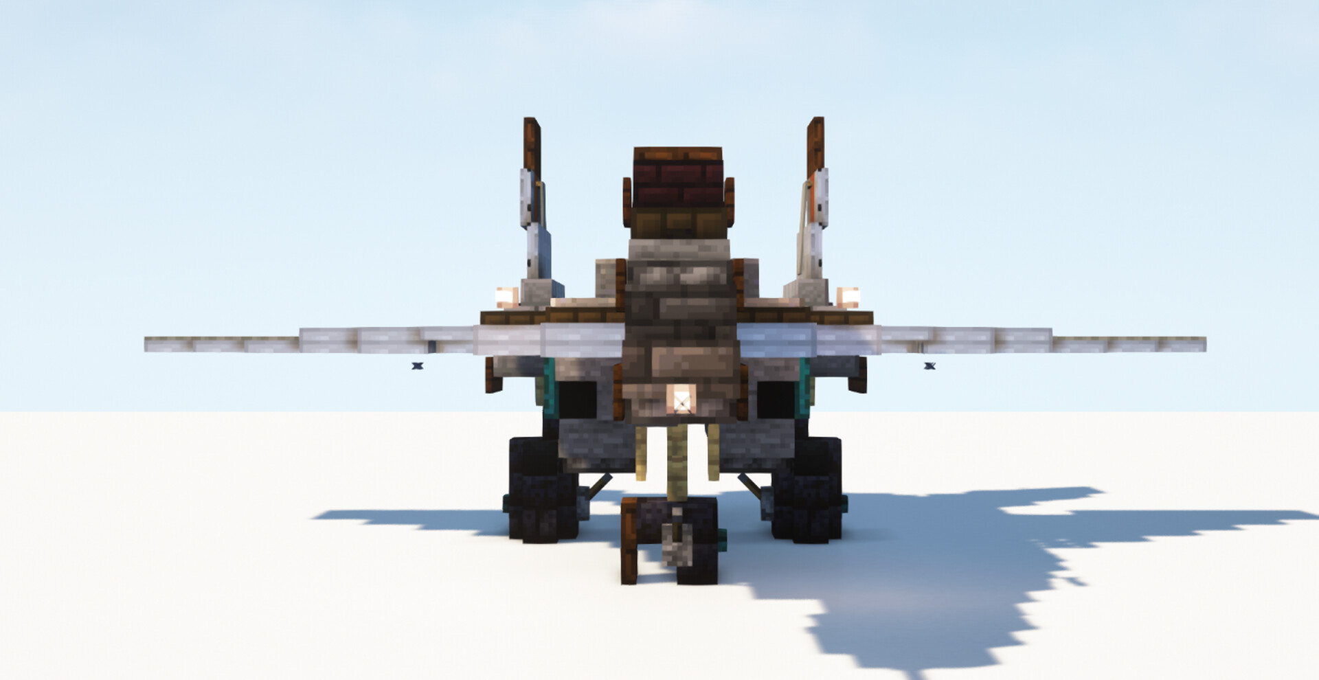 1.5:1 Scale Mikoyan MiG-29 / Fulcrum Multirole Fighter Minecraft Map