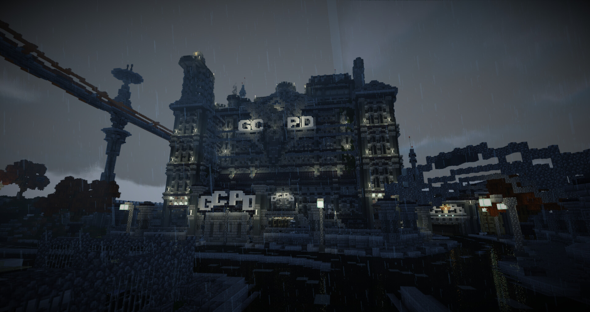 Gotham: Revival::• — Gotham city in Minecraft Minecraft Map