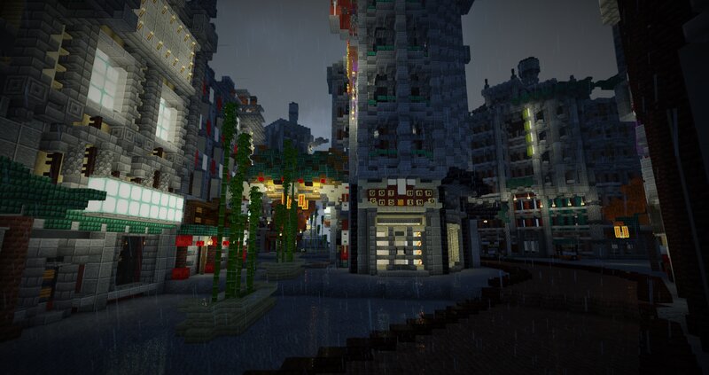 Gotham: Revival::• — Gotham city in Minecraft Minecraft Map