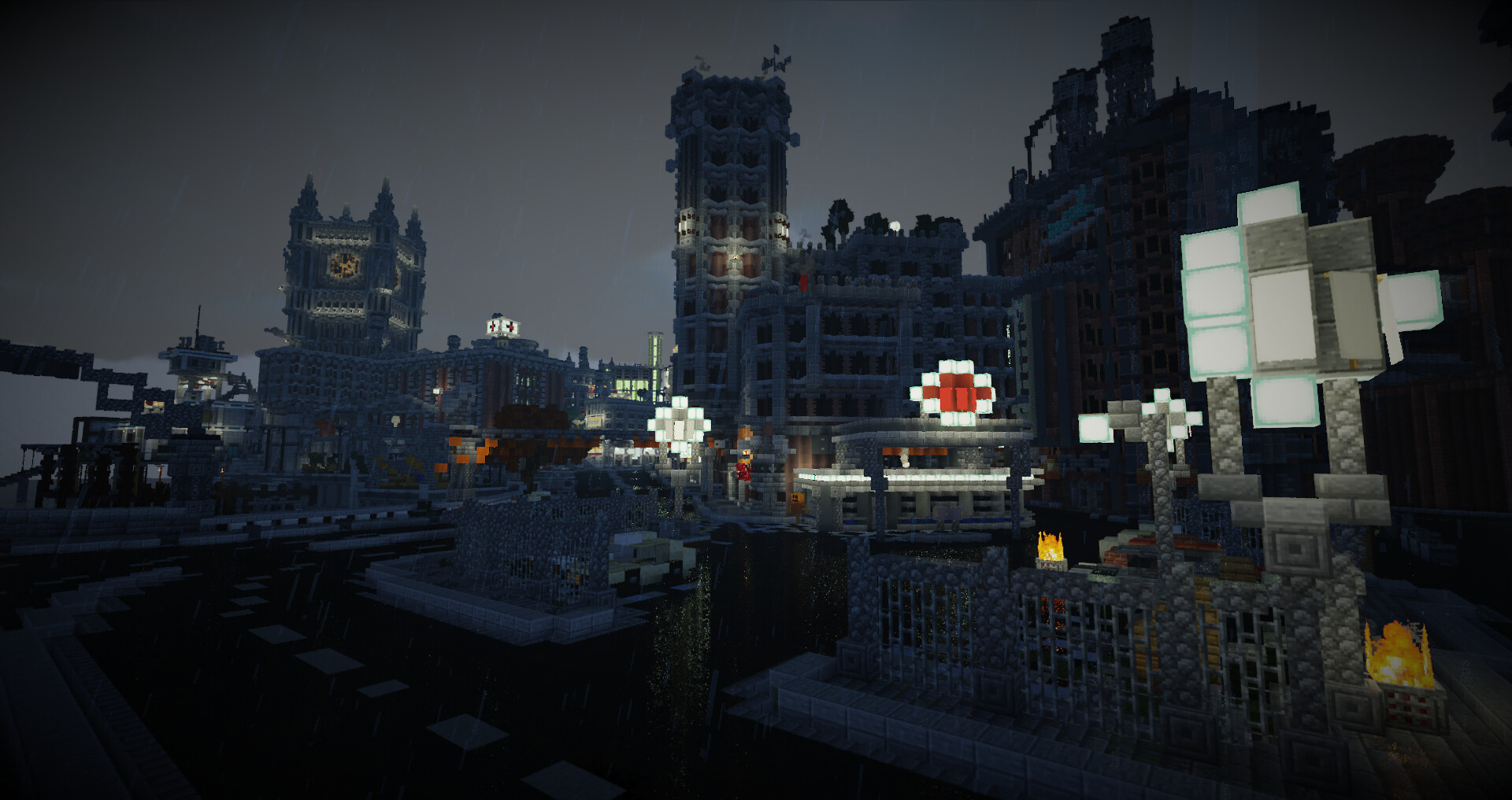 Gotham: Revival::• — Gotham city in Minecraft Minecraft Map