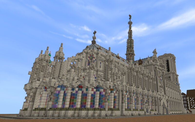 A 95% finished 1:1 Notre-Dame de Paris and a 15% finished Île de la ...