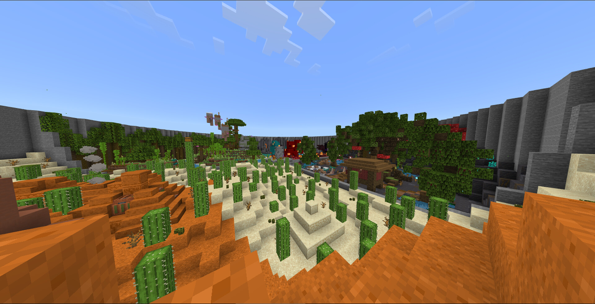 Command Only Survival Games - Bedrock Version Minecraft Map