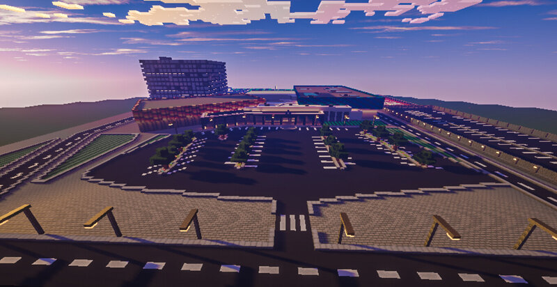 Modern sports complex + downoad Minecraft Map