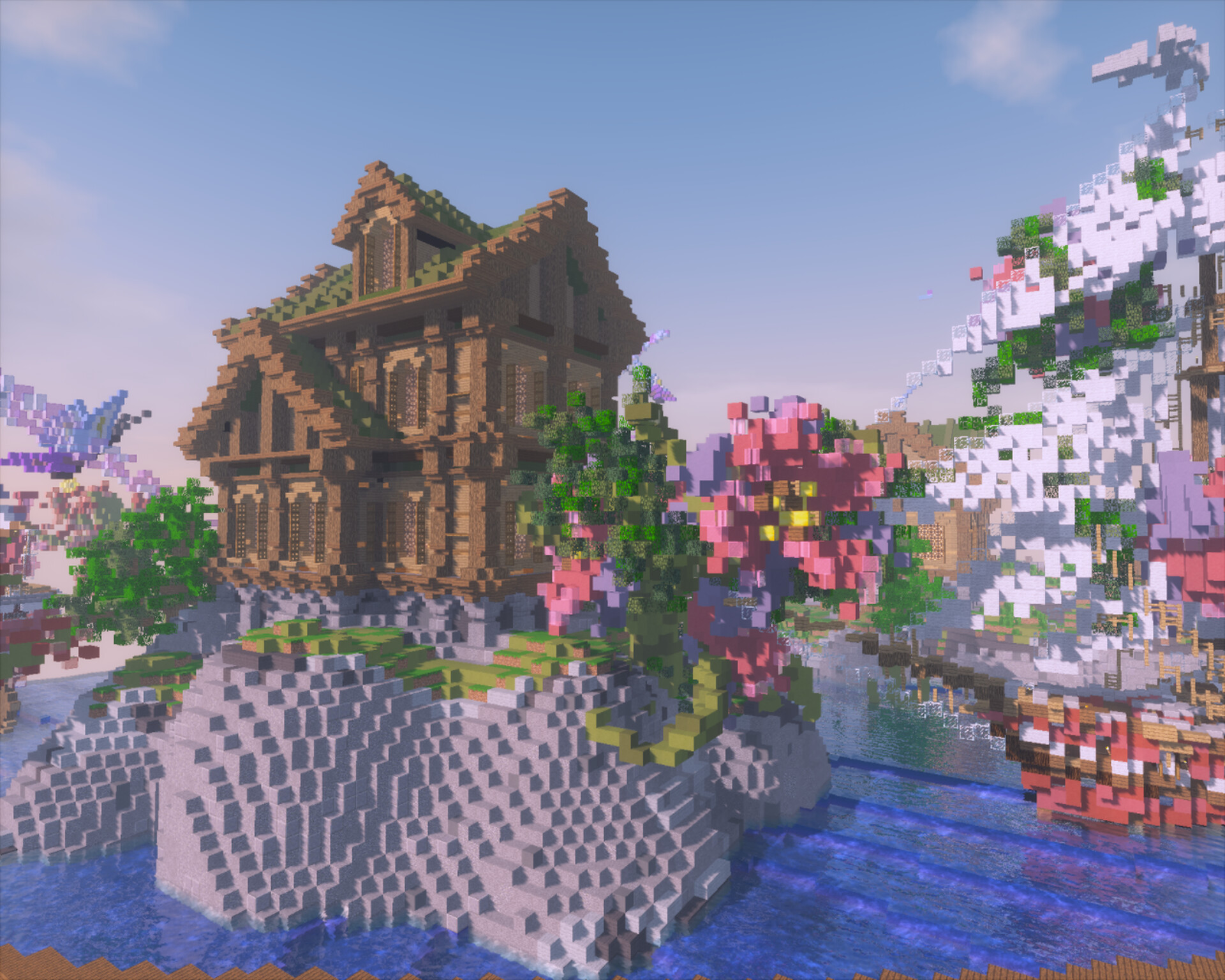 🌷Fantasy Spring HUB🌷 Minecraft Map