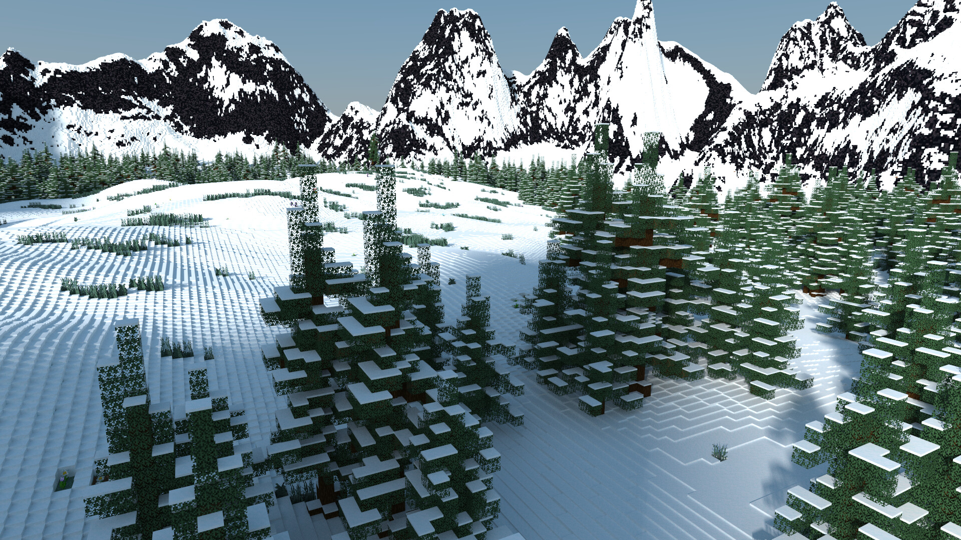 SNOWY MOUNTAINS Minecraft Map