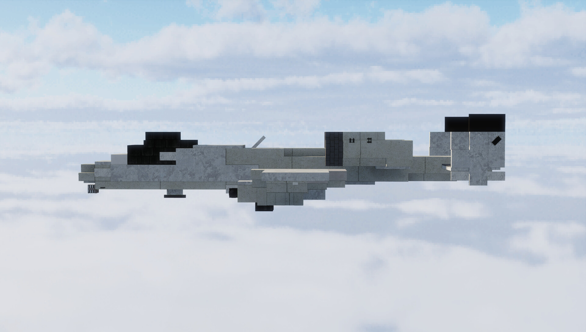 Fairchild Republic A-10 Thunderbolt II Minecraft Map