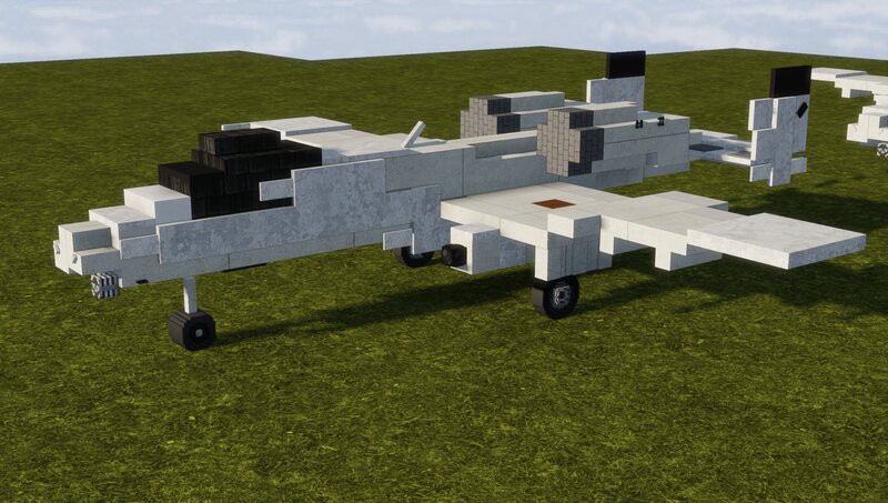 Fairchild Republic A-10 Thunderbolt II Minecraft Map