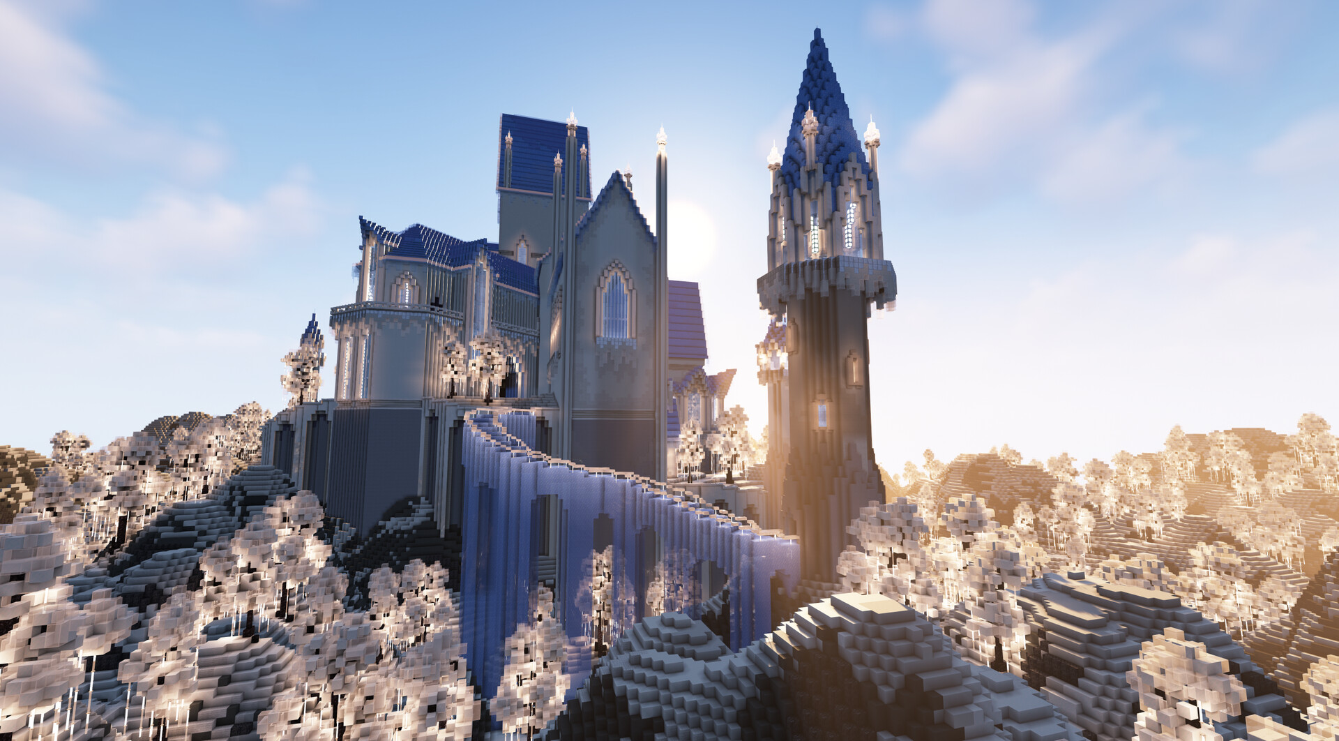 Fantasy Ice Castle Minecraft Map