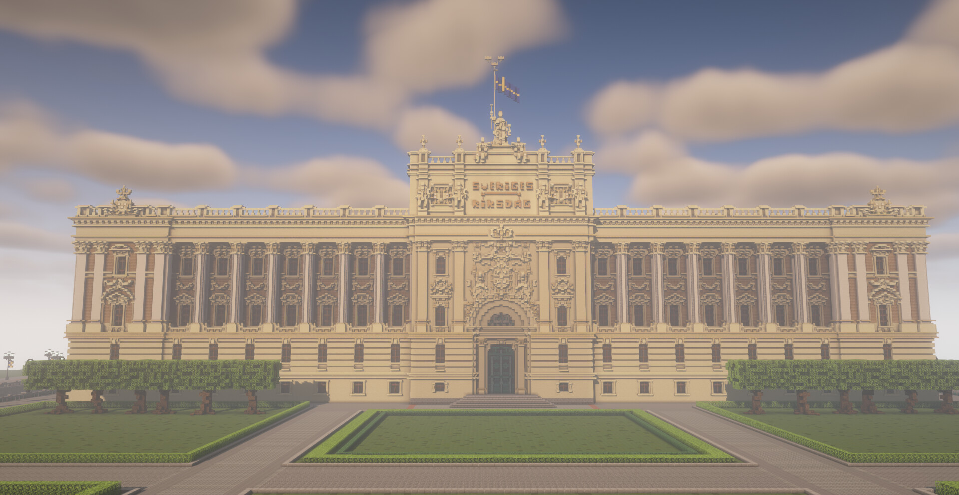 Swedish Parlament (Riksdag) Minecraft Map