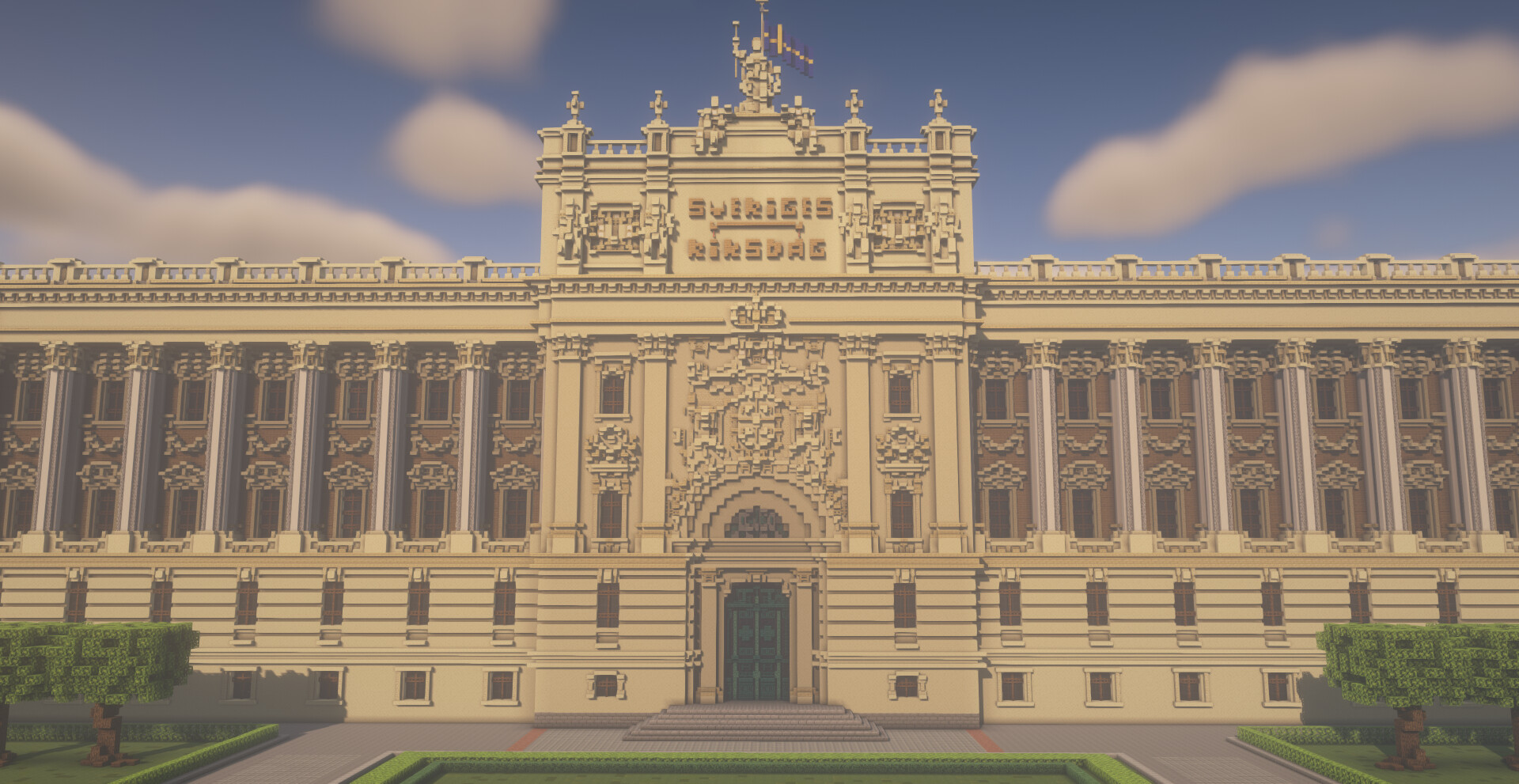 Swedish Parlament (Riksdag) Minecraft Map