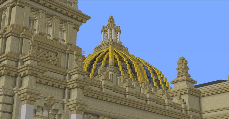 Imperial Parliament of the German Empire Reichstag Minecraft Map