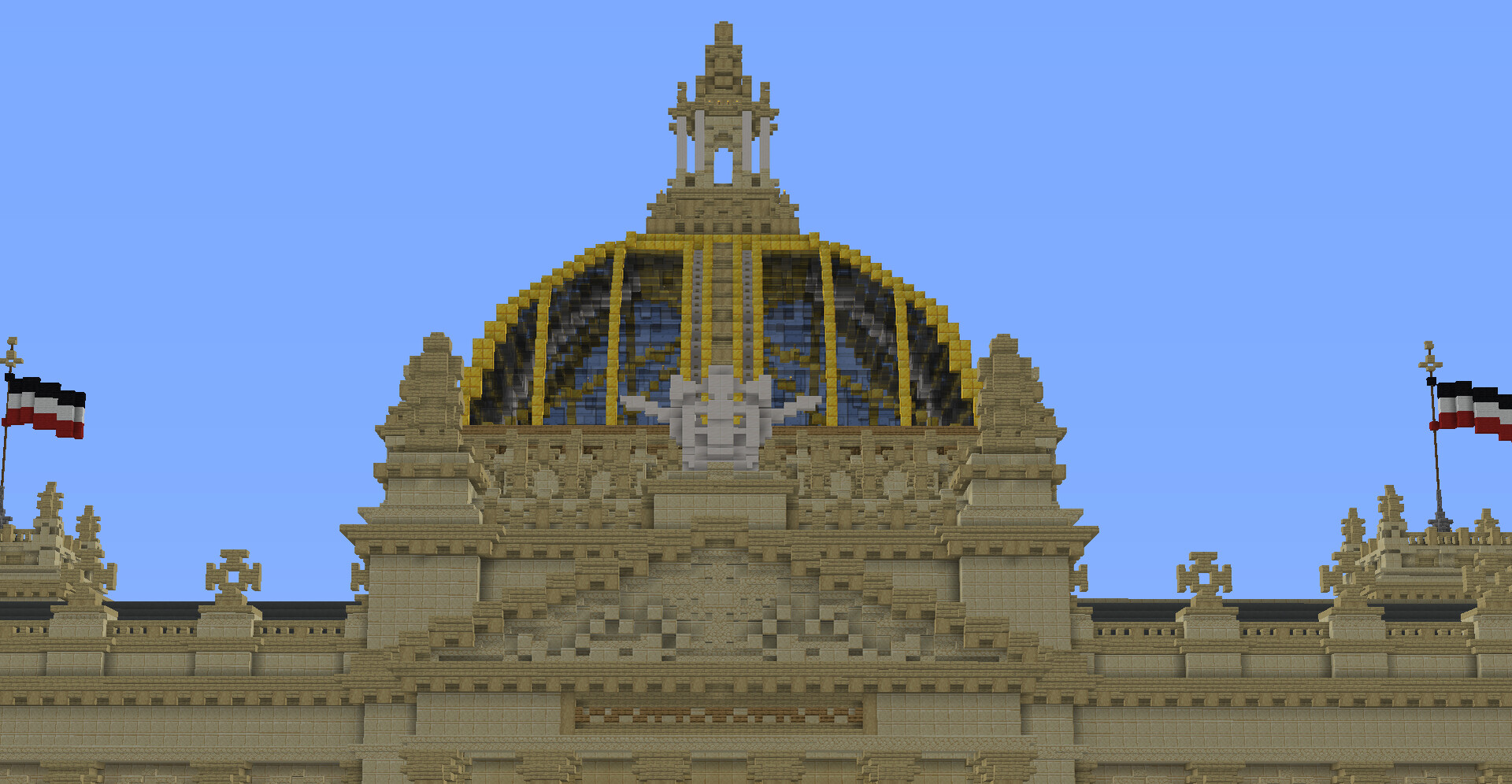 Imperial Parliament of the German Empire Reichstag Minecraft Map