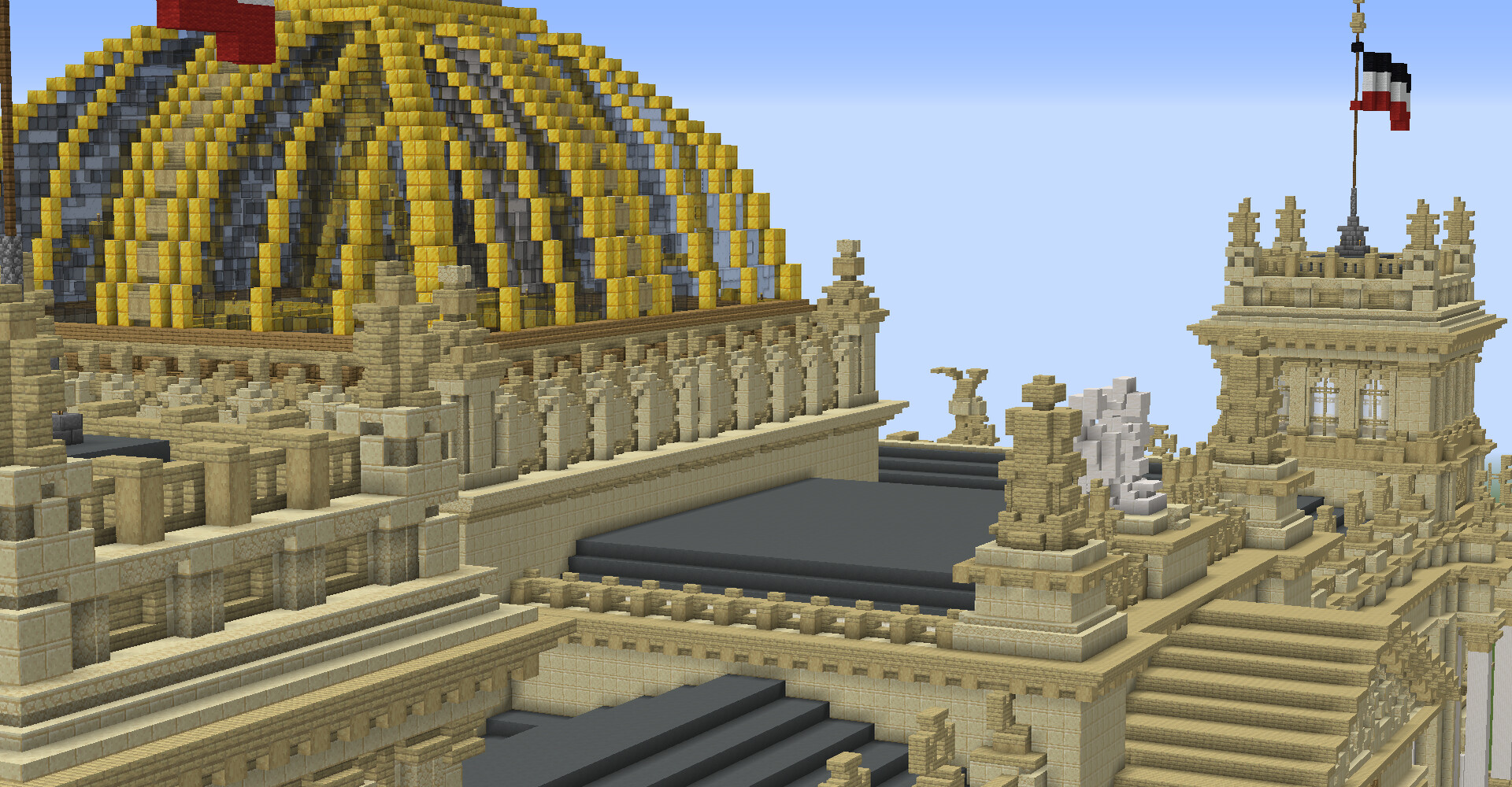 Imperial Parliament of the German Empire Reichstag Minecraft Map