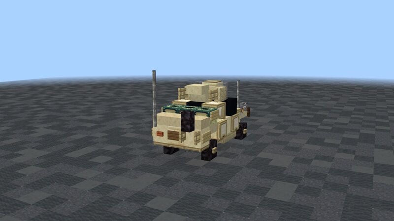 Humvee (V3) 1.5:1 Minecraft Map