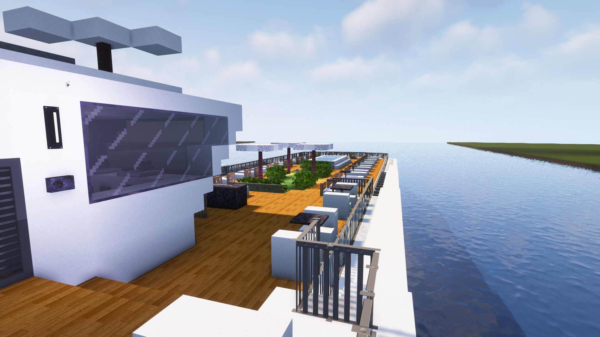MS Bree River Cruise Ship Minecraft Map