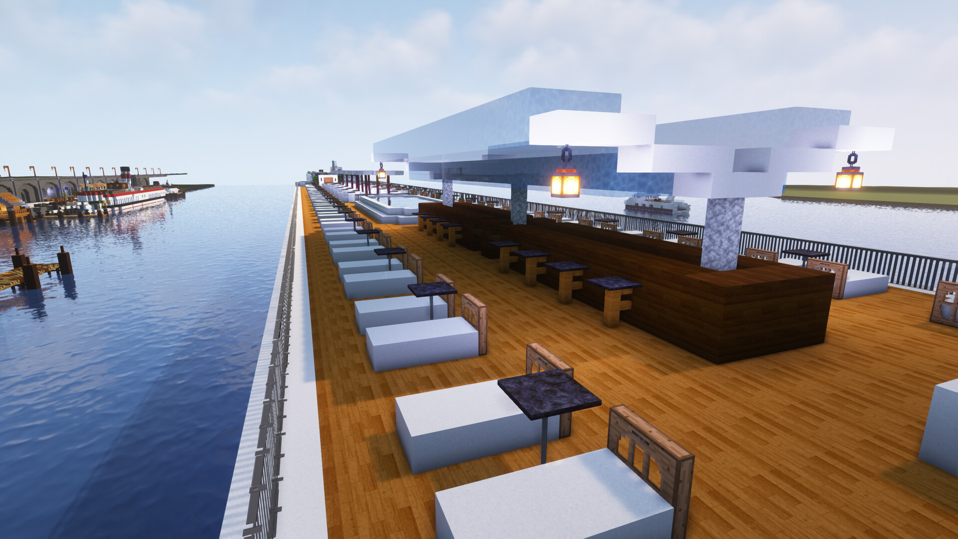 MS Bree River Cruise Ship Minecraft Map