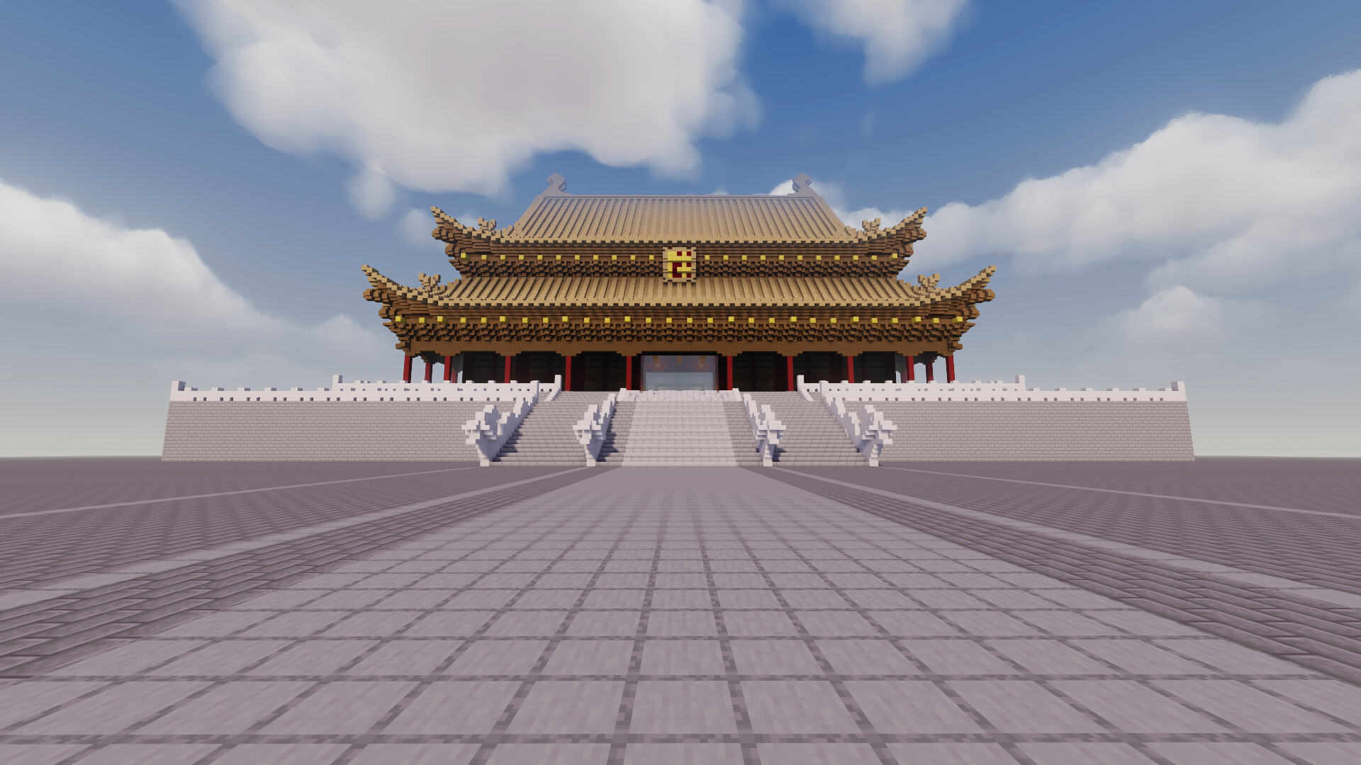 Vietnamese Architecture 01: Main hall Minecraft Map