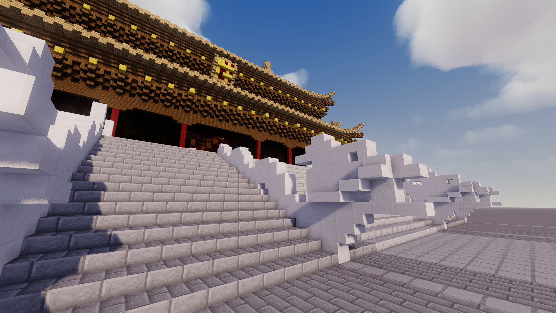 Vietnamese Architecture 01: Main hall Minecraft Map