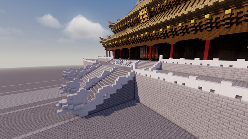 Vietnamese Architecture 01: Main hall Minecraft Map