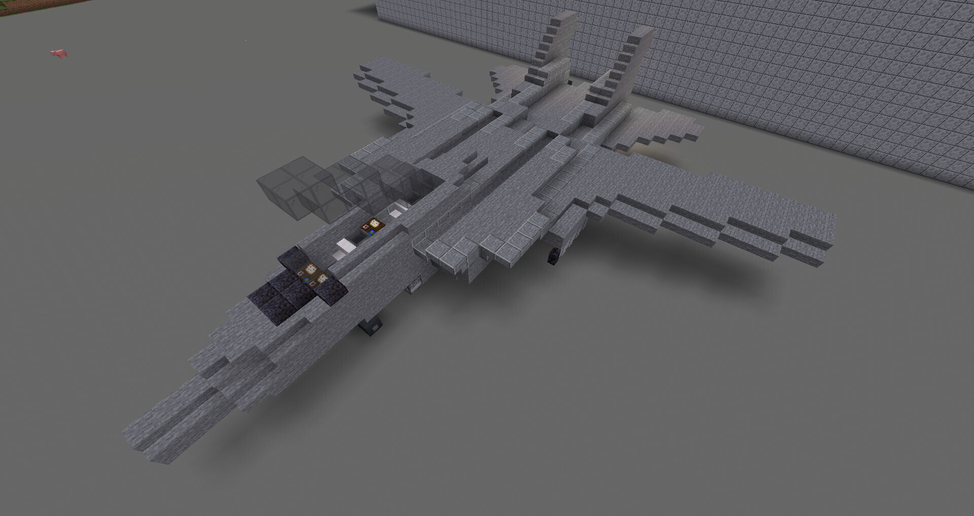 Grumman F-14 Tomcat scale 2:1 Minecraft Map